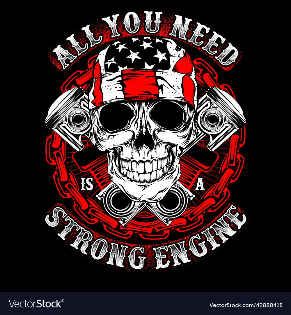 Strong engine Royalty Free Vector Image - VectorStock