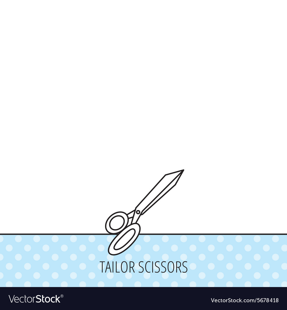 Tailor scissors icon hairdressing sign Royalty Free Vector Tailor scissors icon hairdressing sign Royalty Free Vector