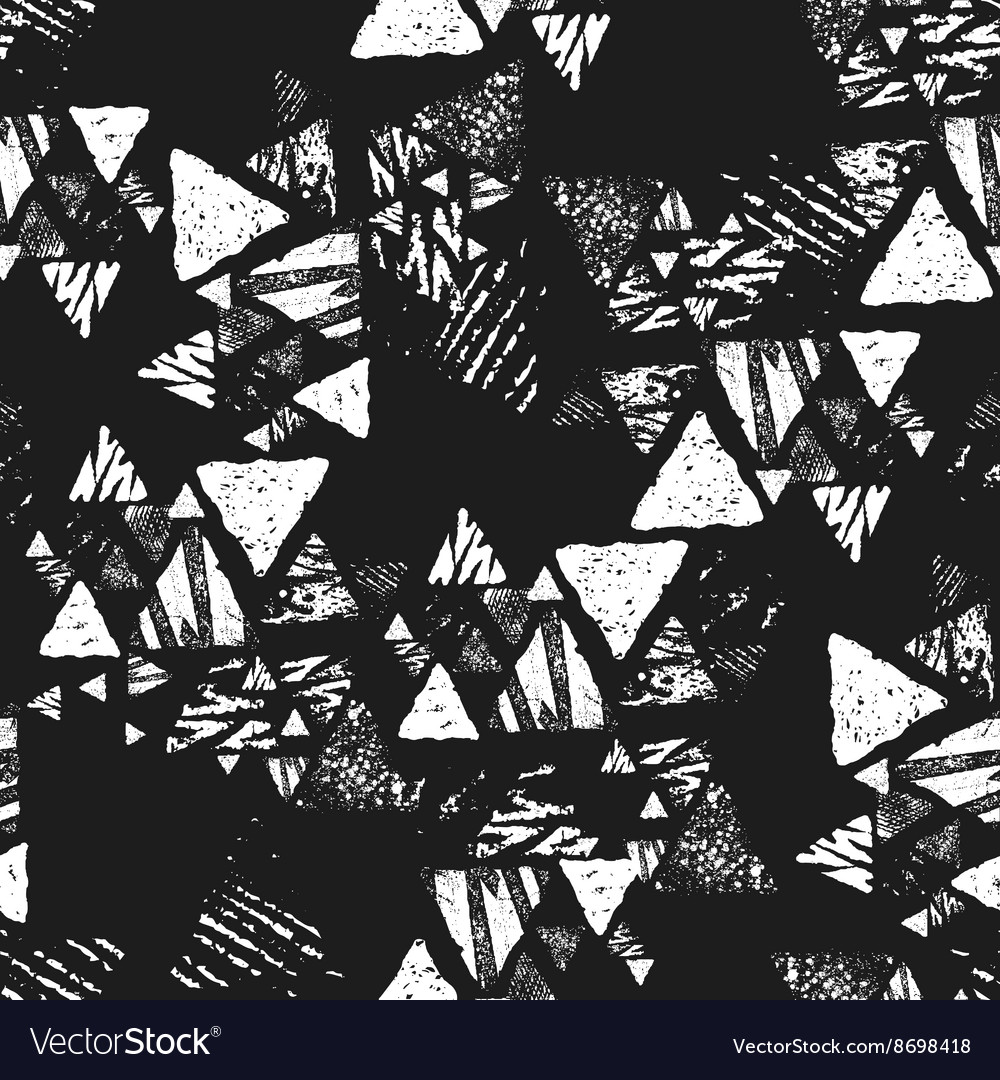 Triangle seamless pattern Royalty Free Vector Image
