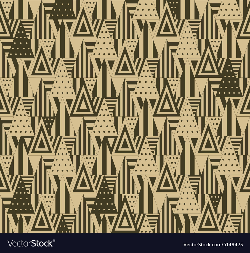 Geometric pattern with triangles Royalty Free Vector Image