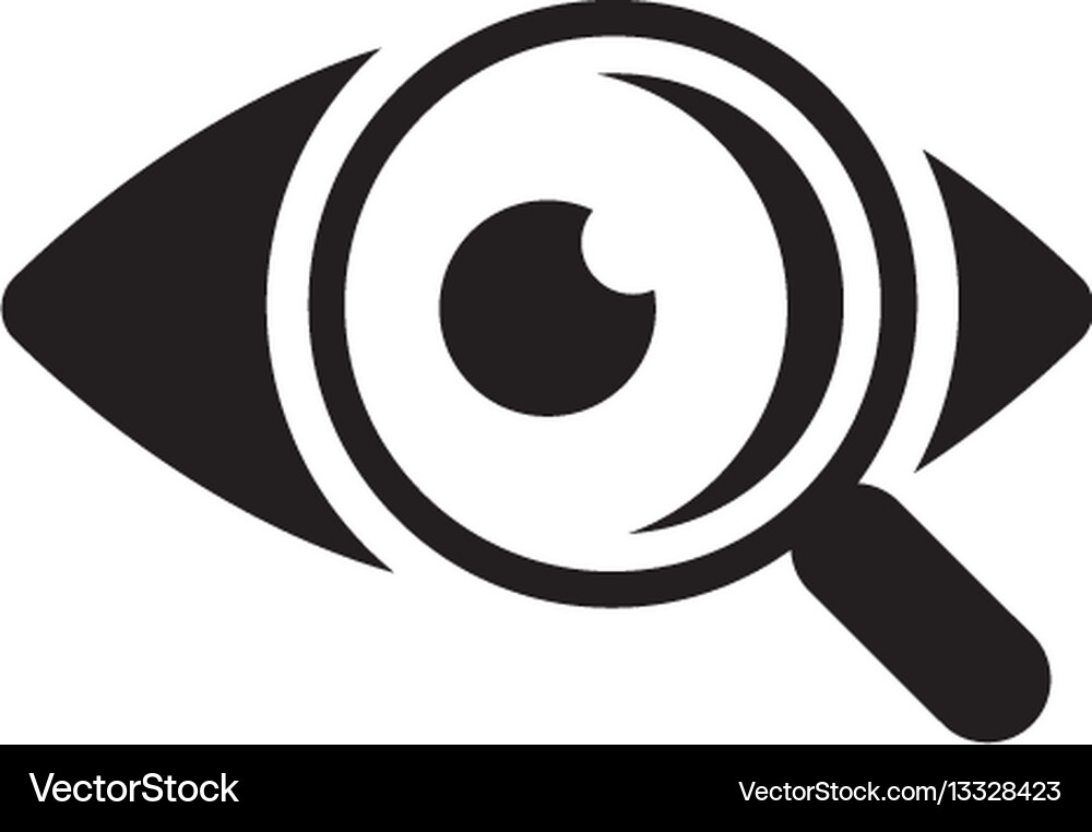 Ophthalmology and medical services icon flat Vector Image