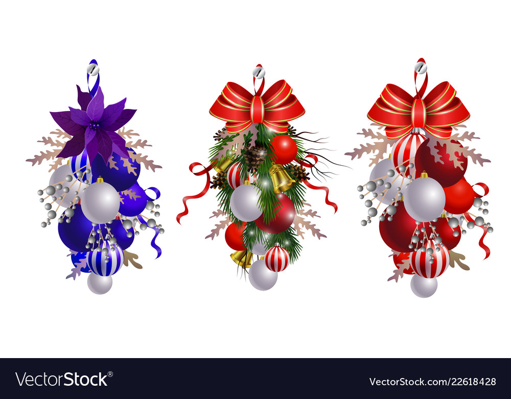 Christmas elements for your designs Royalty Free Vector