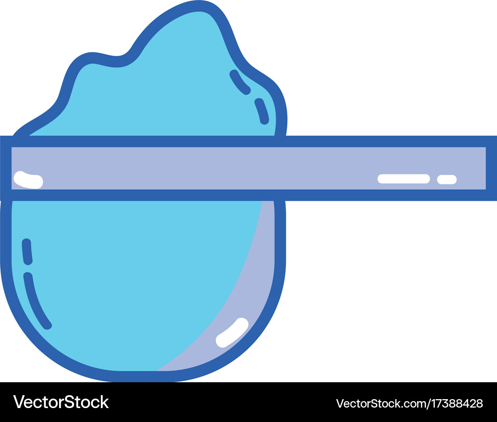 Nice powder detergent to clean the clothes Vector Image