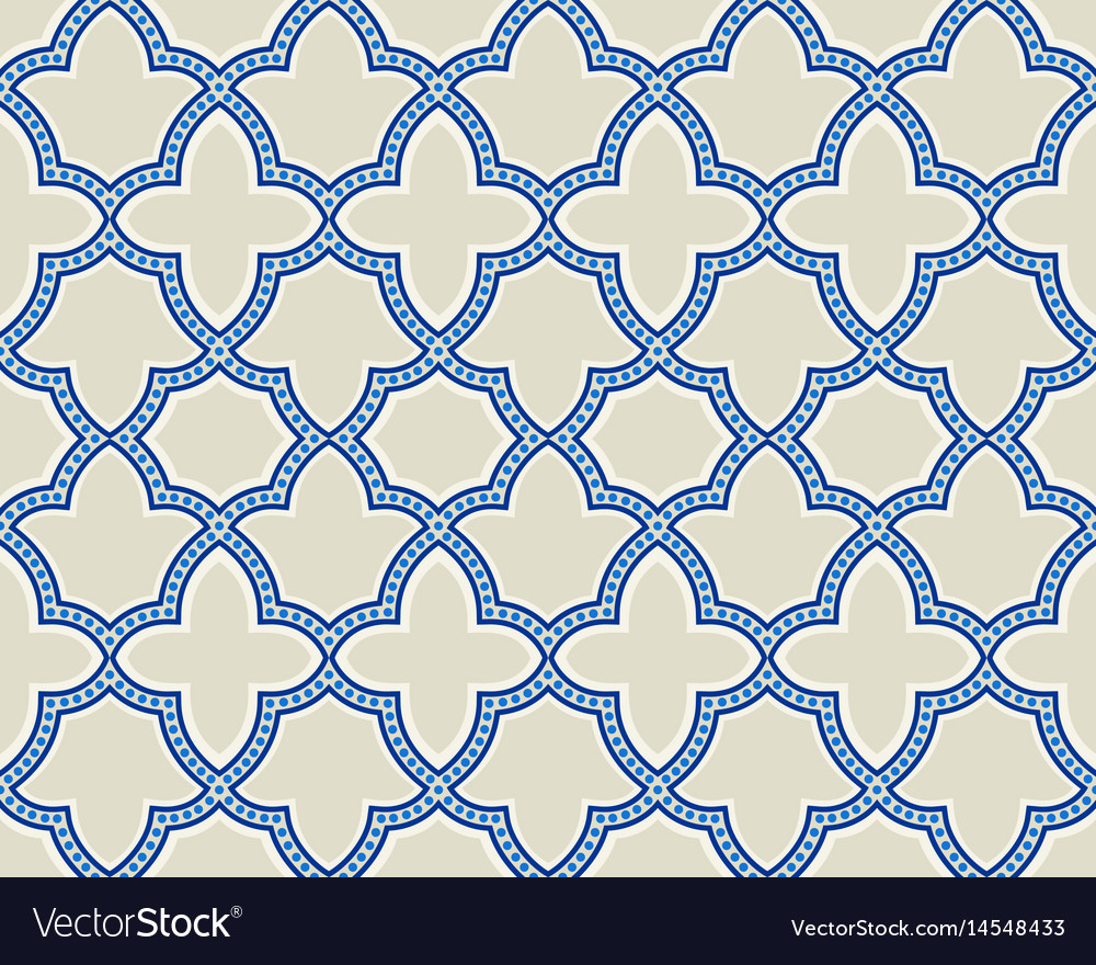 Islamic geometric seamless pattern background Vector Image