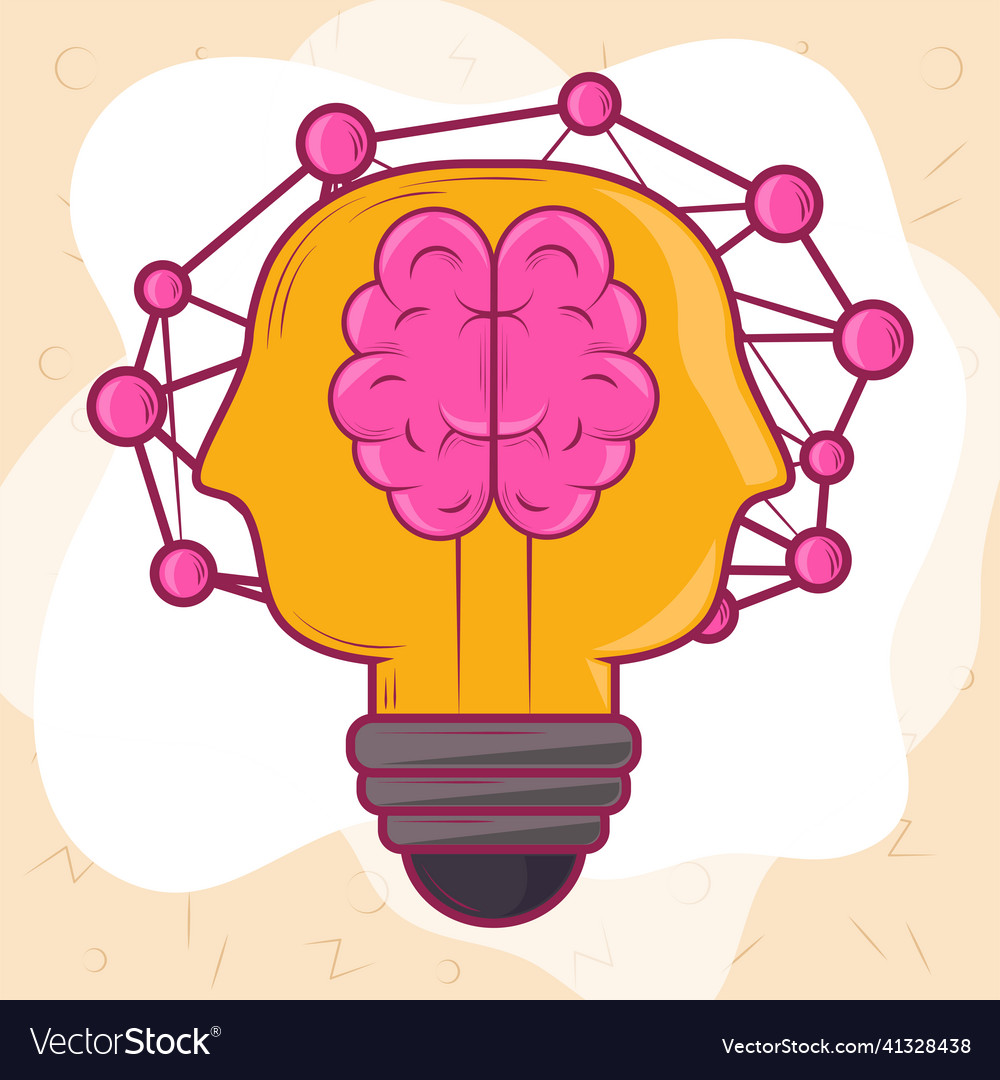 Brain and idea Royalty Free Vector Image - VectorStock