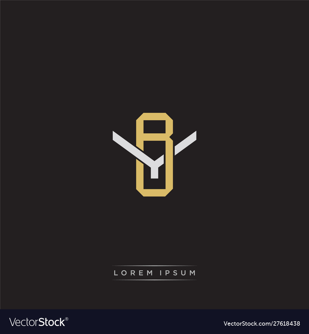 Initial letter overlapping interlock logo Vector Image