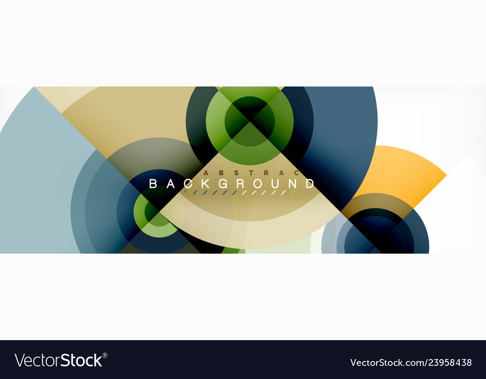 Modern circle background Royalty Free Vector Image