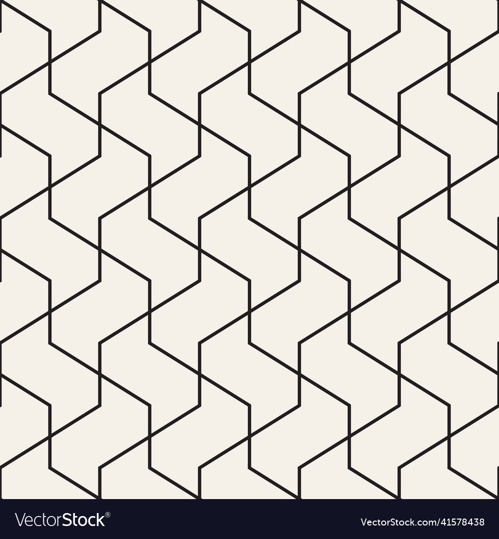 Seamless pattern repeating geometric elements Vector Image