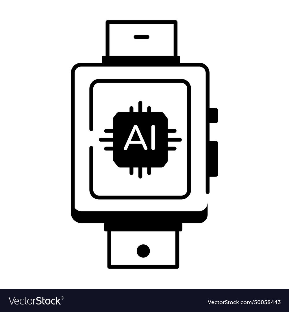 Artificial intelligence linear icon Royalty Free Vector Artificial intelligence linear icon Royalty Free Vector