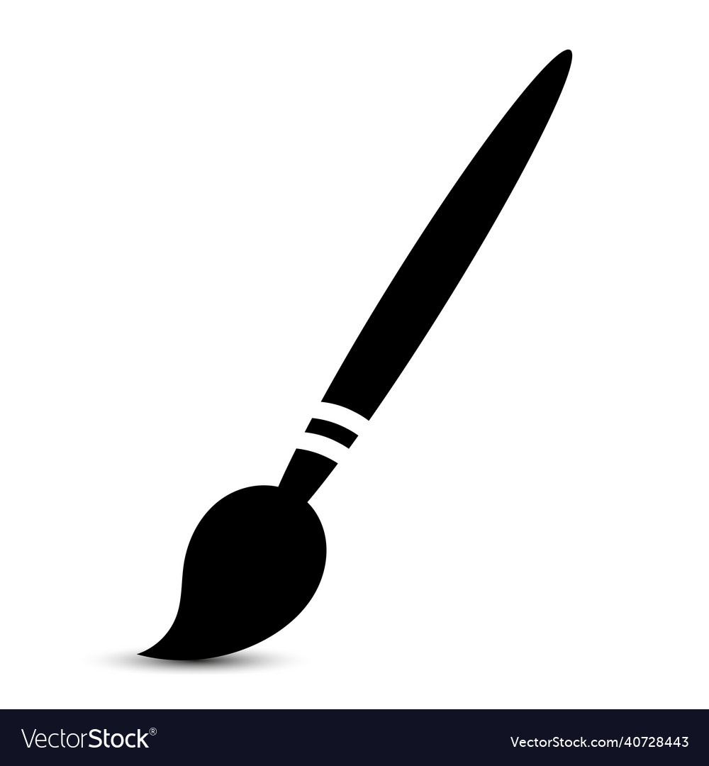 Brush icon Royalty Free Vector Image - VectorStock