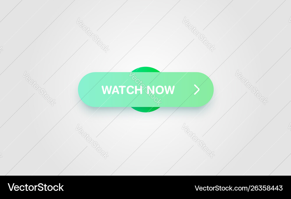 Colorful shiny and clean button for websites Vector Image