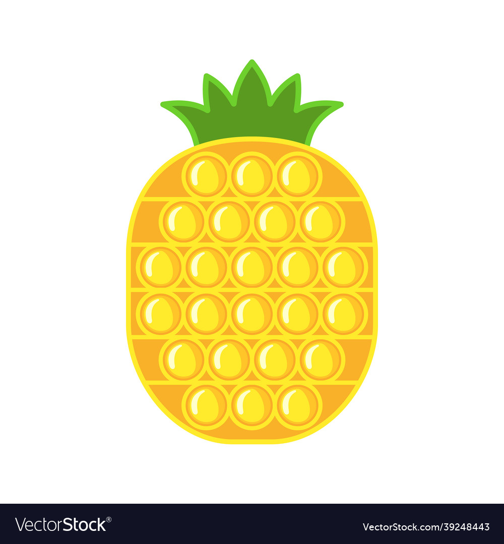 Trendy antistress sensory toy pop it fidget Vector Image