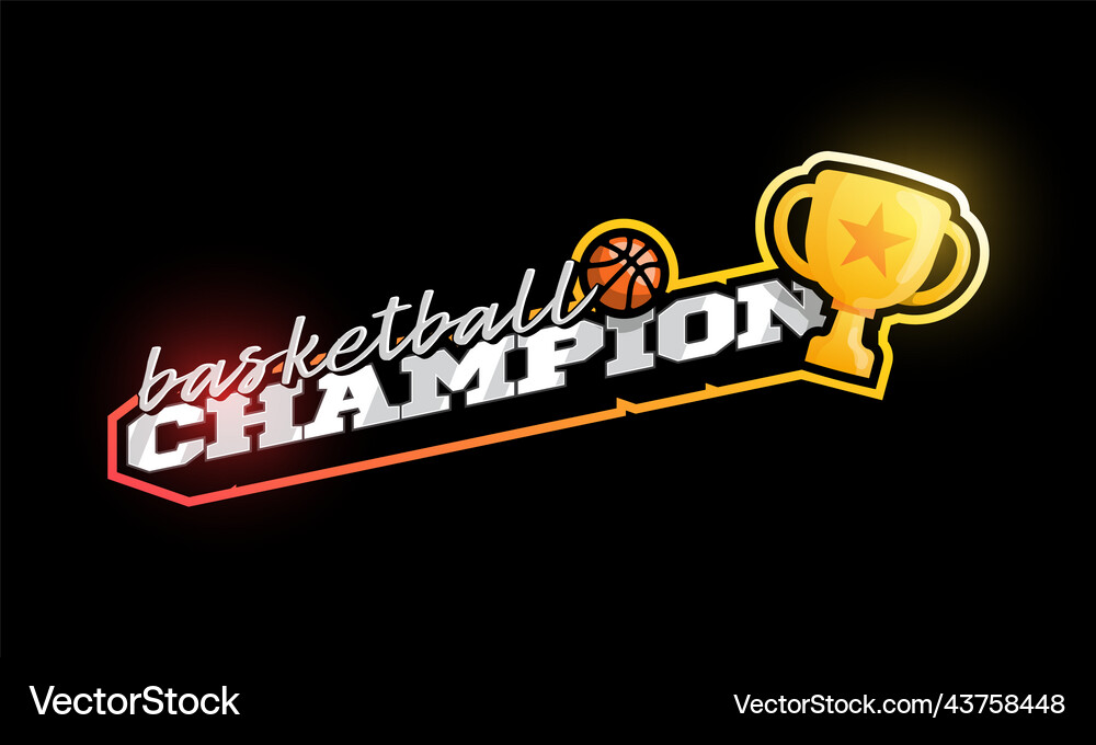 Champion basketball logo modern professional – Free Vector | VectorStock