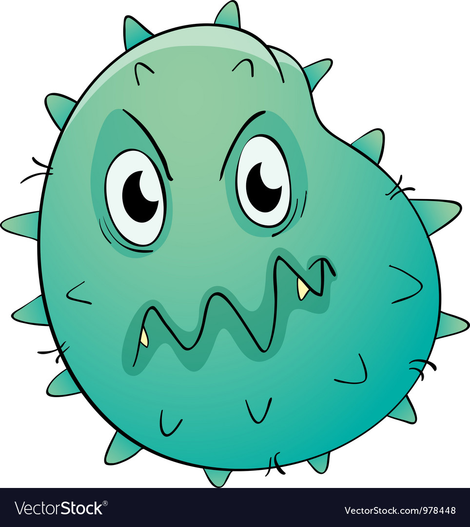 Germ Royalty Free Vector Image - VectorStock Germ Royalty Free Vector Image - VectorStock