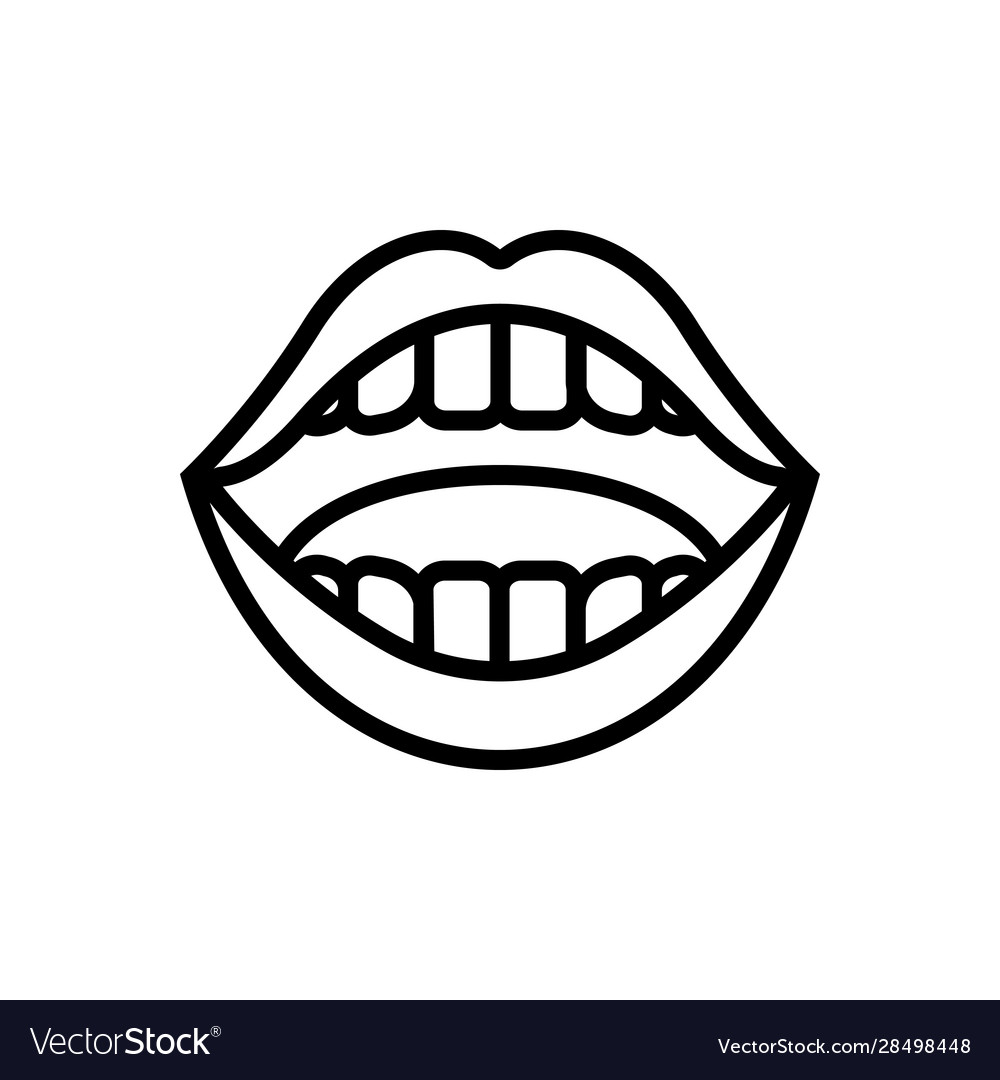 Mouth Royalty Free Vector Image - VectorStock