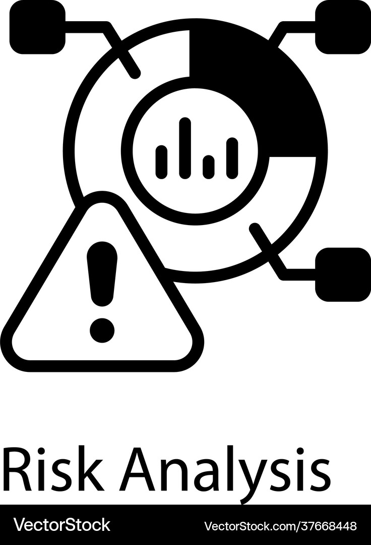 Risk analysis Royalty Free Vector Image - VectorStock