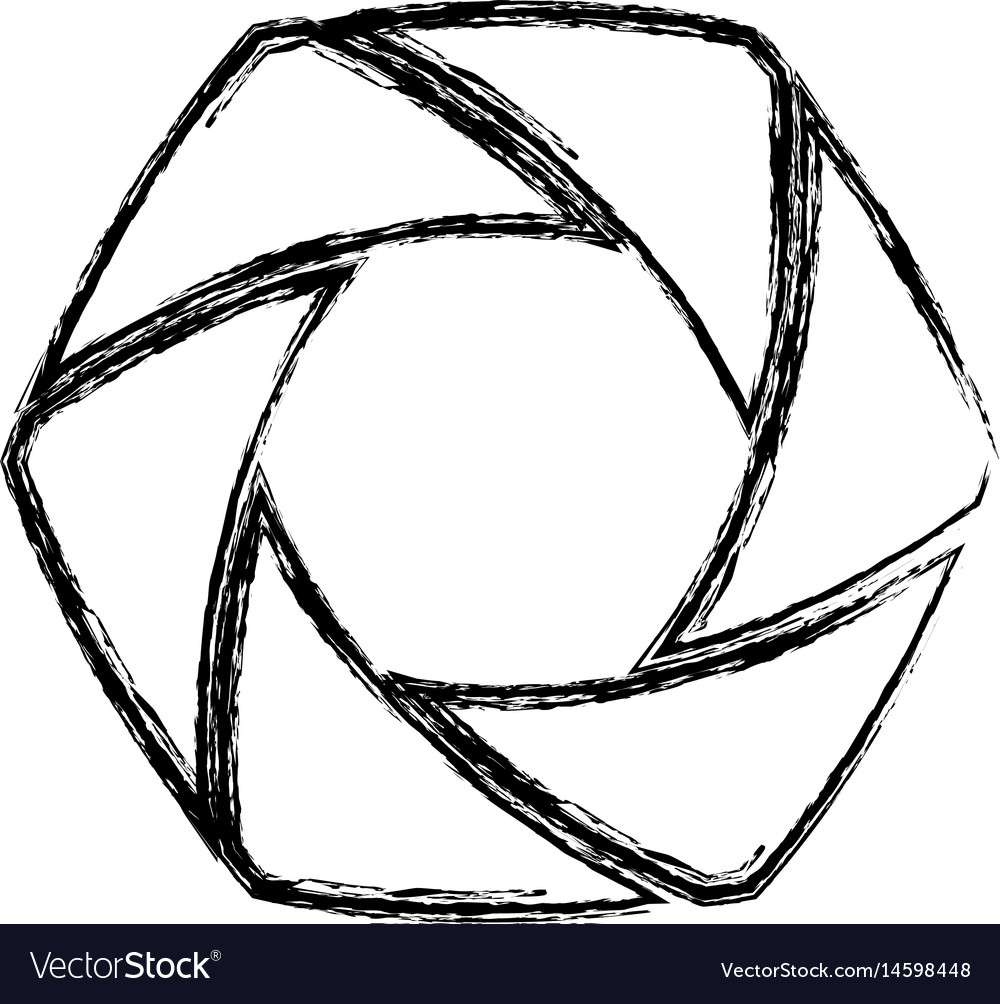 Shutter camera symbol Royalty Free Vector Image