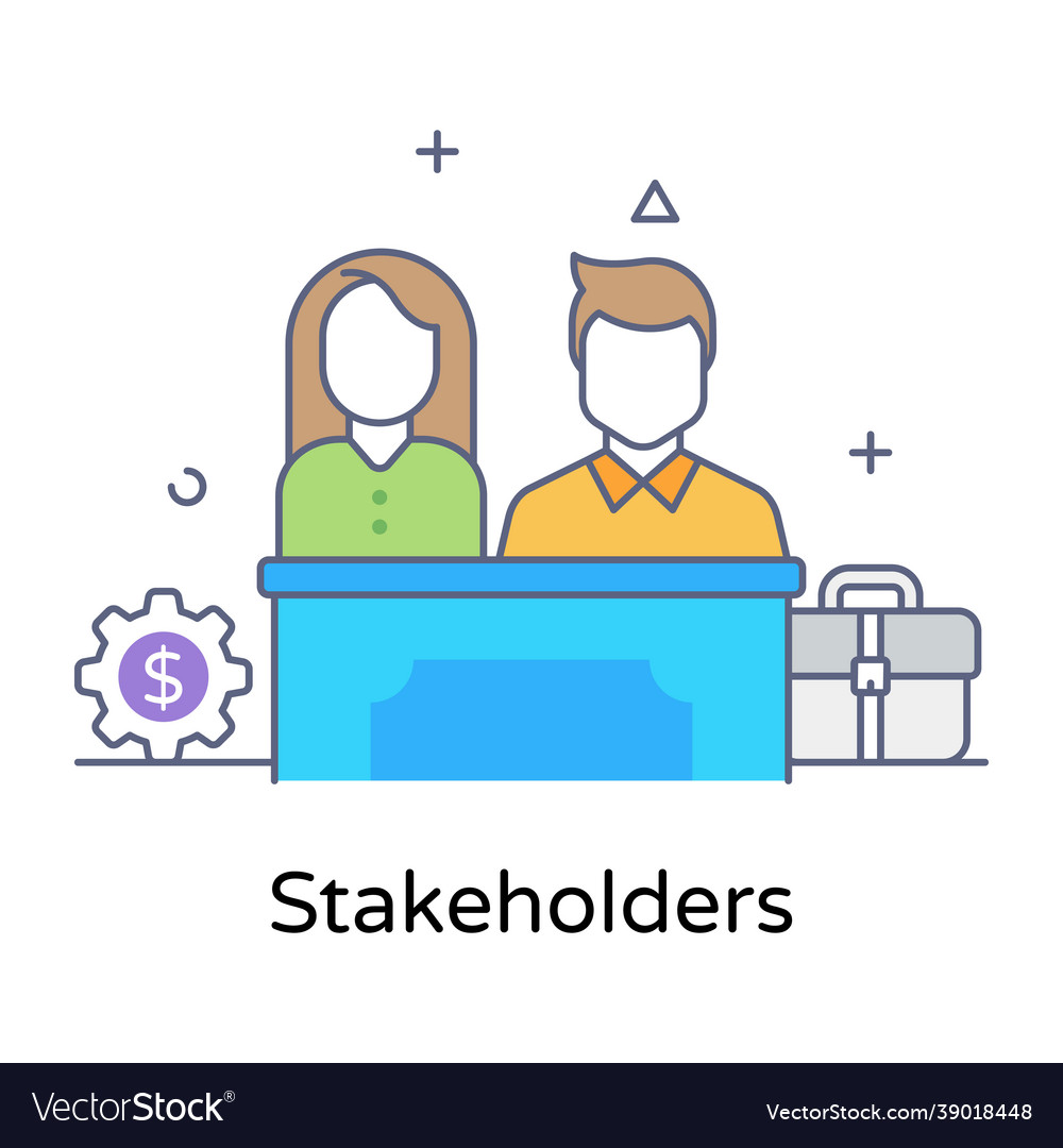 Stakeholders Royalty Free Vector Image - VectorStock