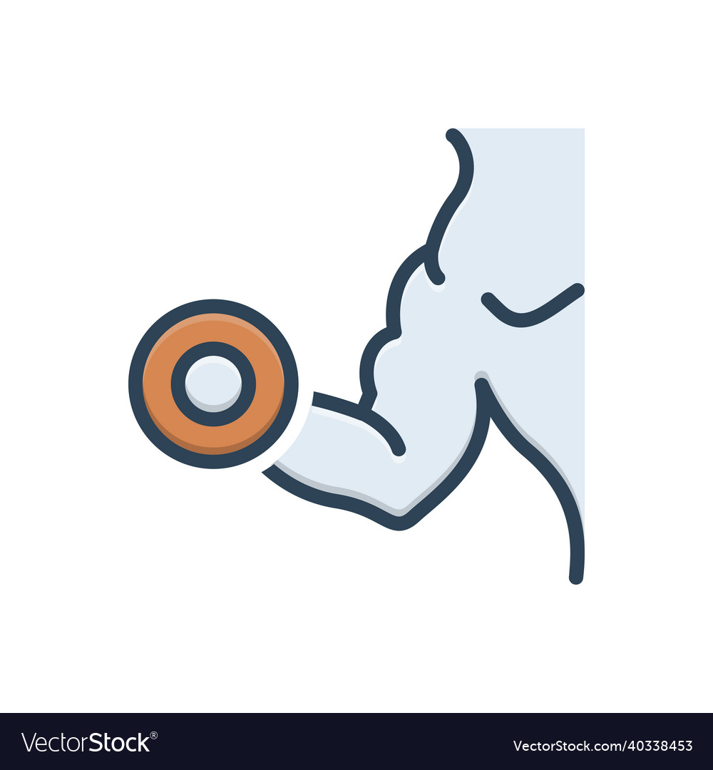Biceps Royalty Free Vector Image - VectorStock