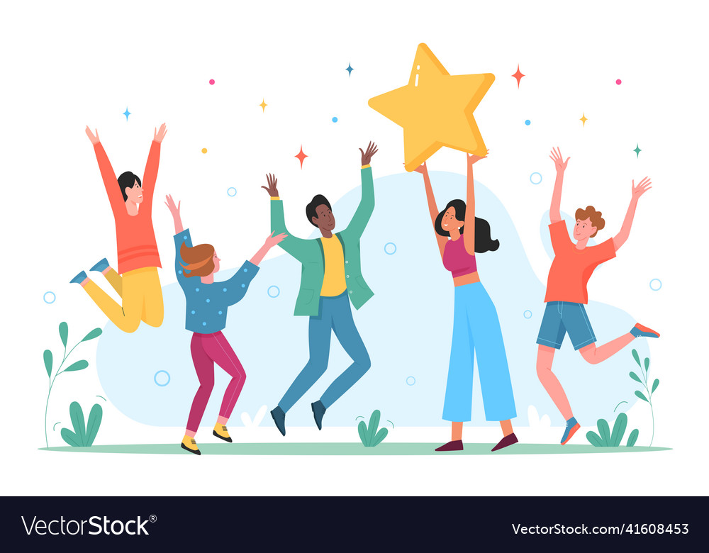 Celebration of Achievement Royalty Free Vector Image