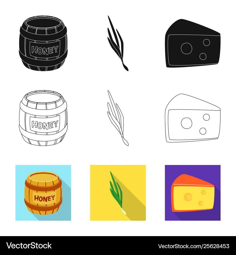 Isolated object taste and product sign Royalty Free Vector