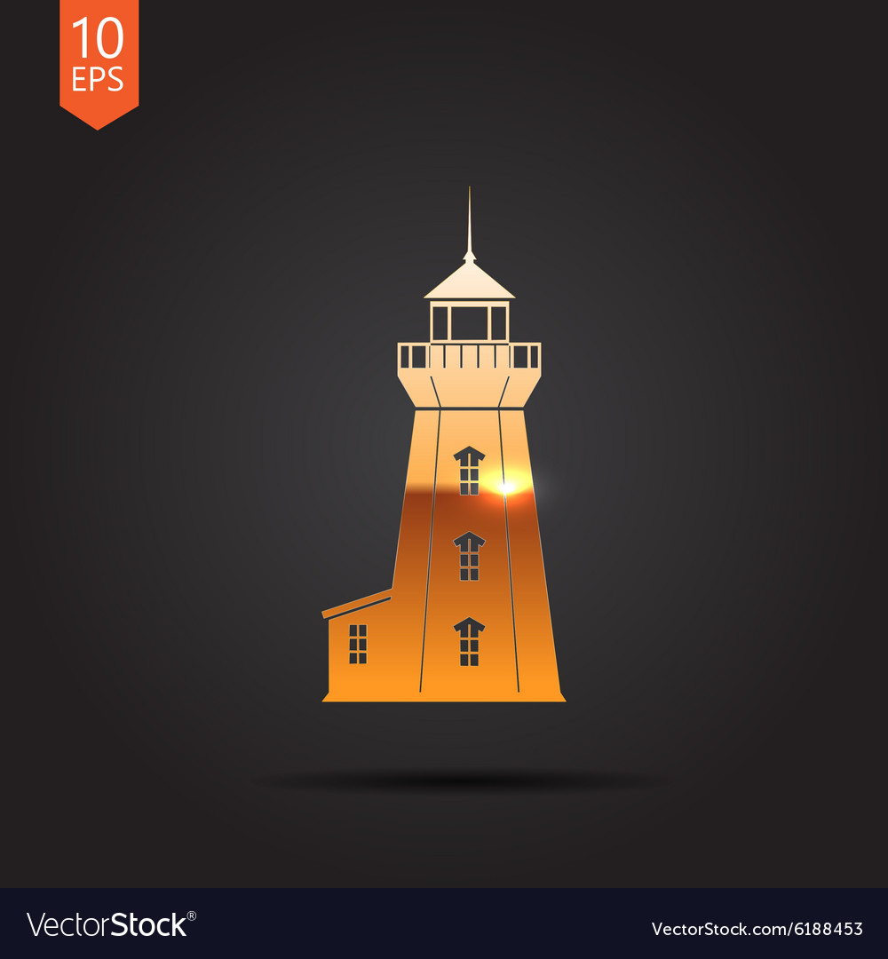 Lighthouse icon Royalty Free Vector Image - VectorStock