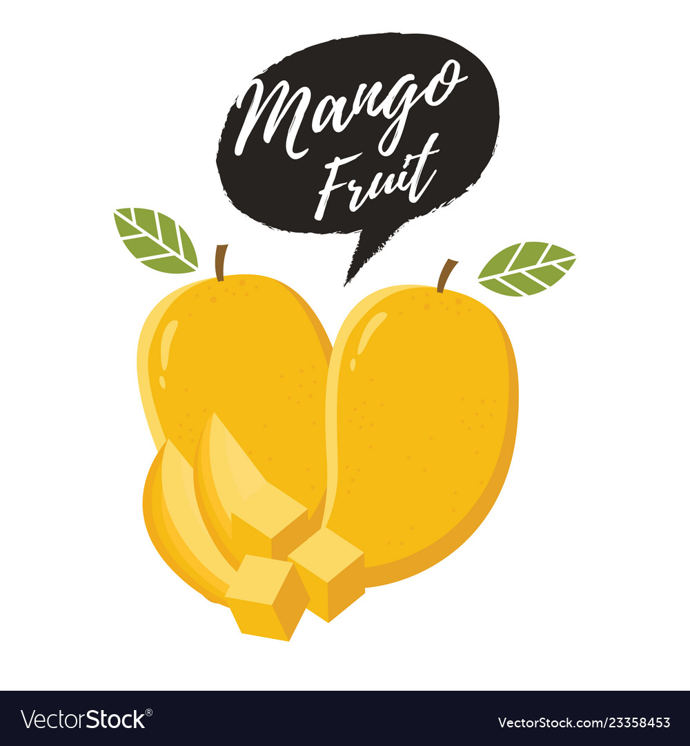Mango fruit Royalty Free Vector Image - VectorStock