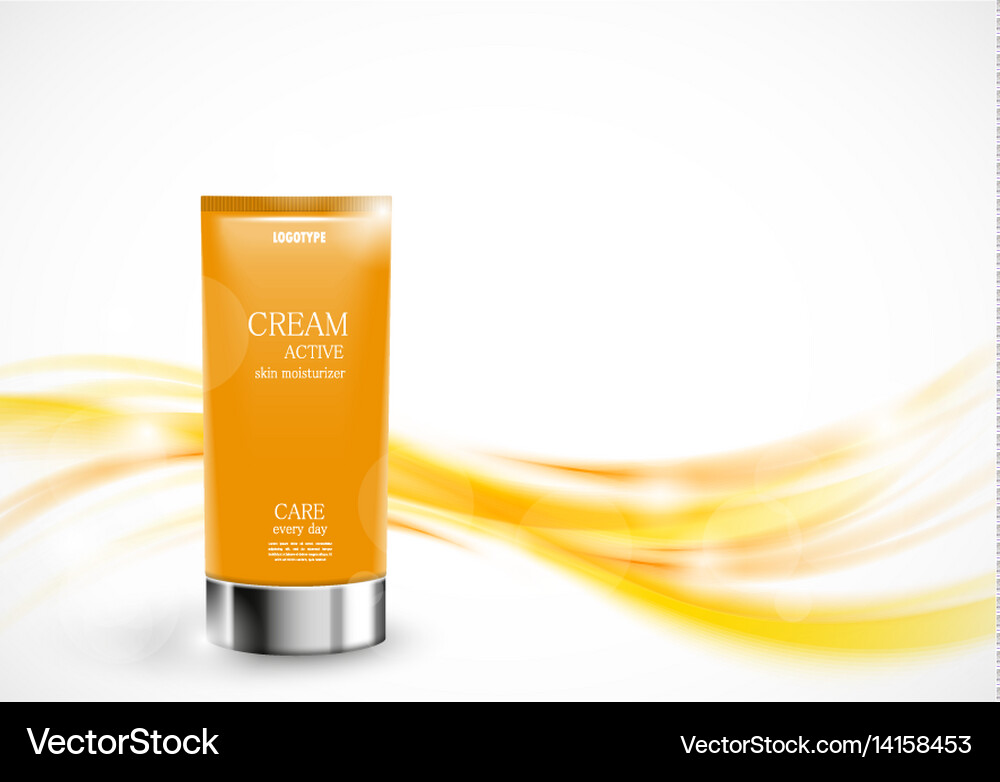 Skin moisturizer cosmetic design template Vector Image
