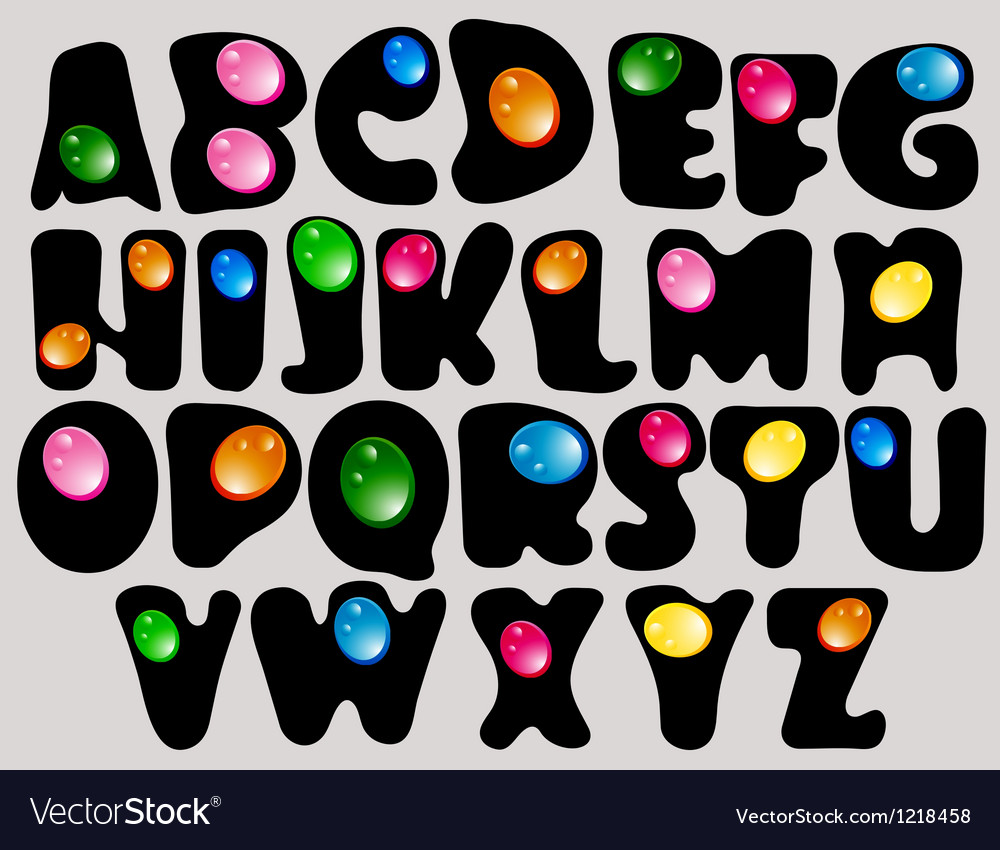 Abstract ABC Royalty Free Vector Image - VectorStock