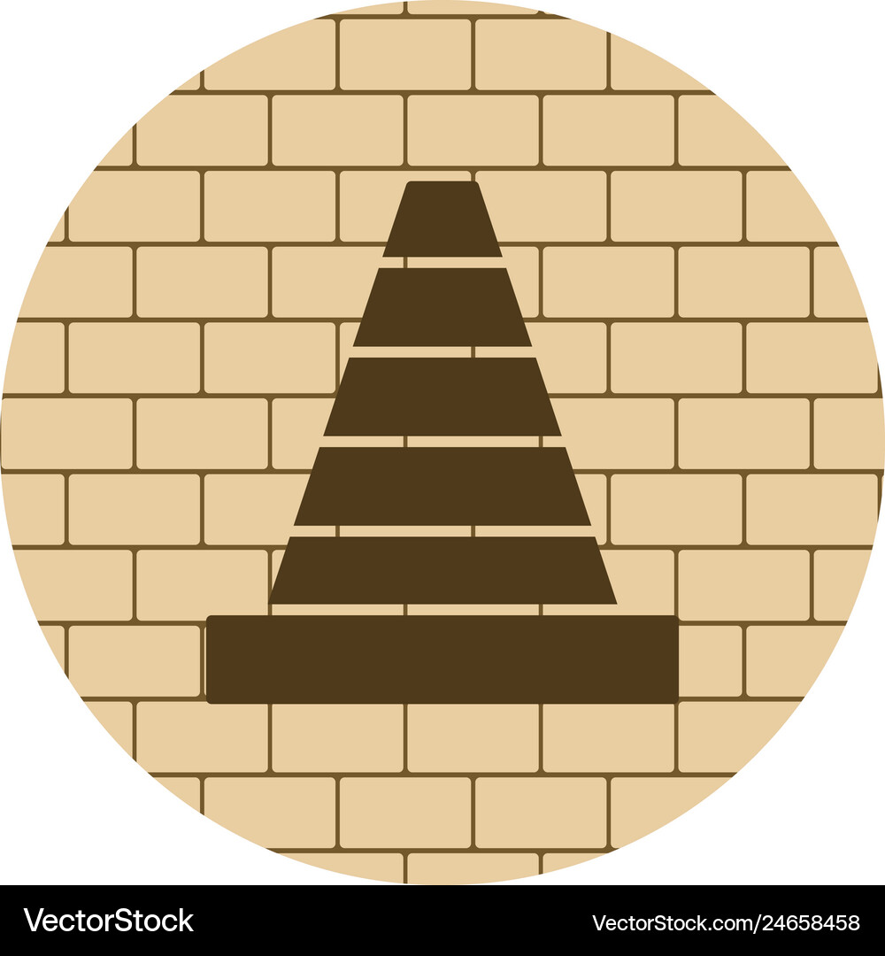 Cone icon Royalty Free Vector Image - VectorStock