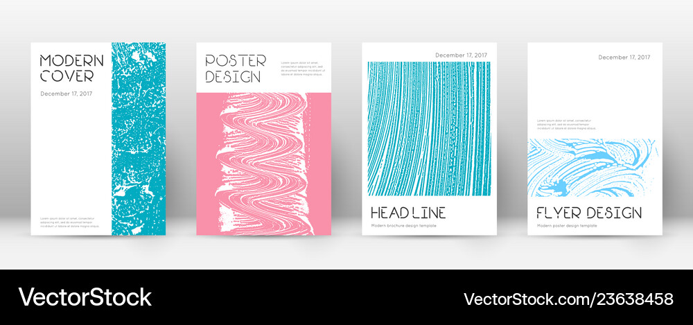 Cover page design template minimal brochure layou Vector Image