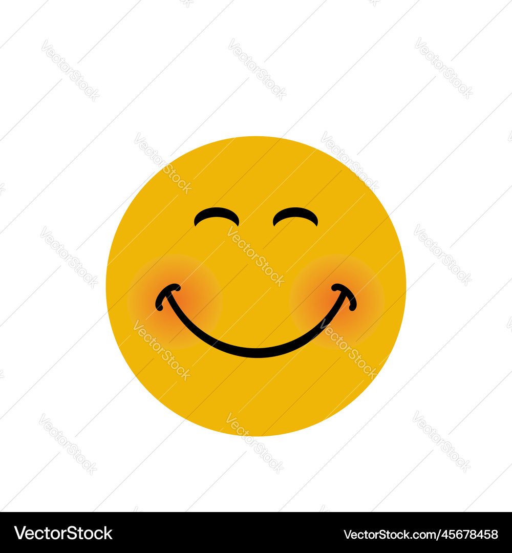 Happy face banner with smile expression Royalty Free Vector
