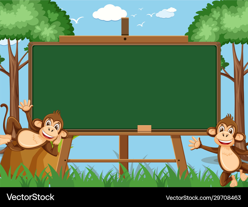 Monkey Template Clipart