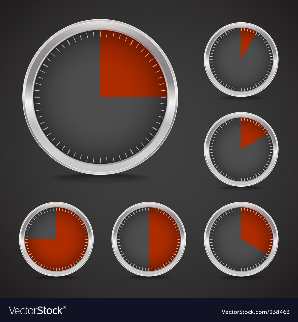 Circular indicator Royalty Free Vector Image - VectorStock