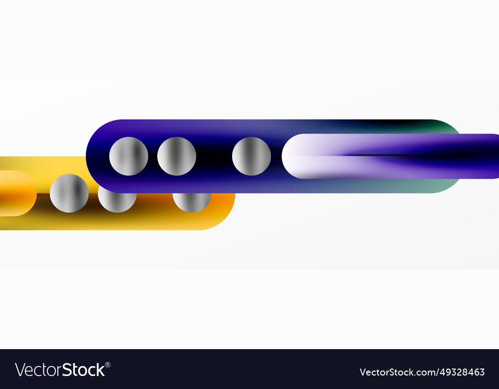 Dynamic lines geometric background visual Vector Image