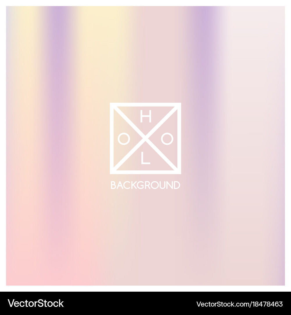 Holographic background holo sparkly cover Vector Image