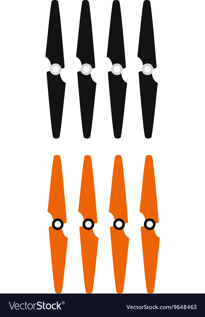 Propeller set Royalty Free Vector Image - VectorStock