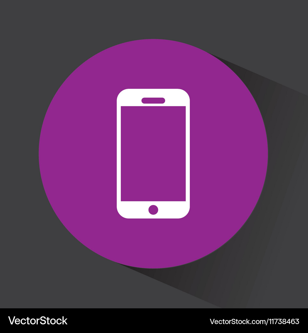 Smartphone device icon Royalty Free Vector Image