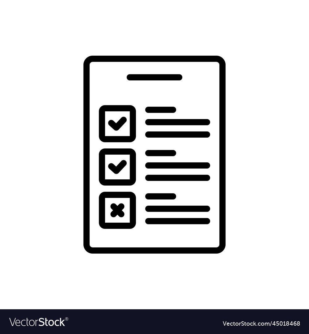 Checklist Royalty Free Vector Image - VectorStock Checklist Royalty Free Vector Image - VectorStock