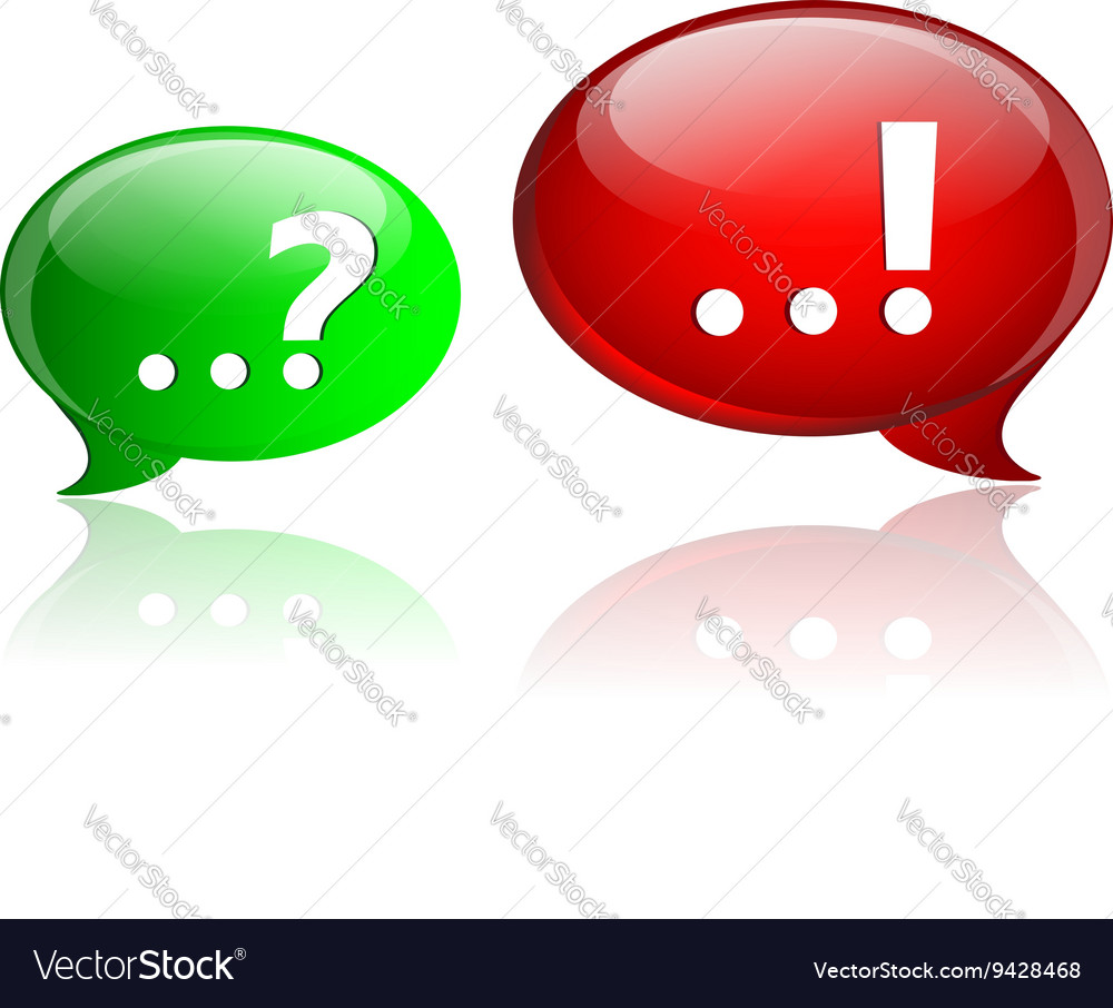 Question and Answer Royalty Free Vector Image - VectorStock