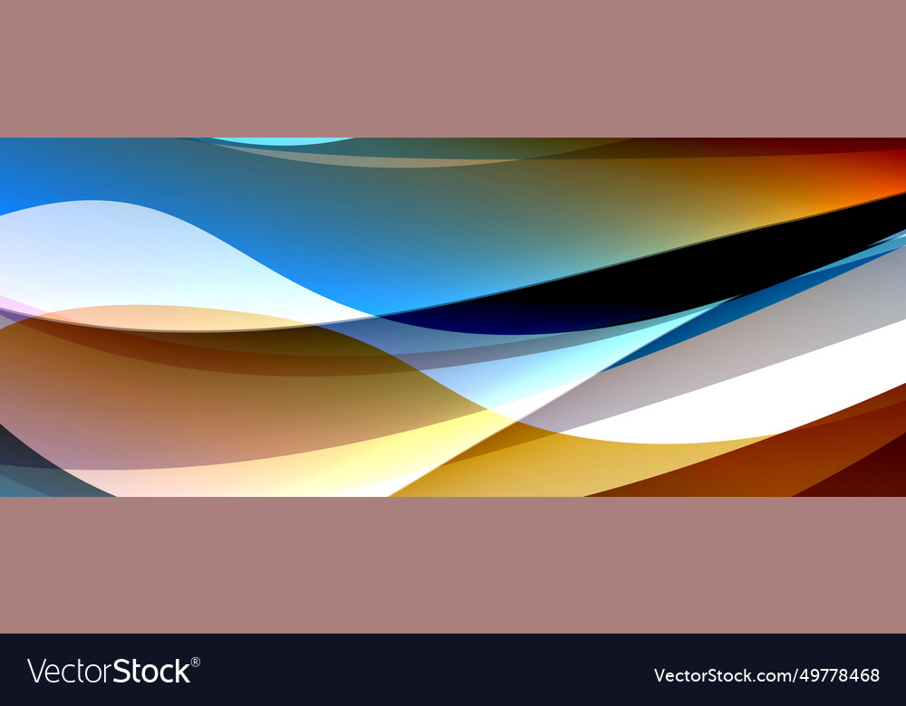 Simple fluid color gradient abstract background Vector Image