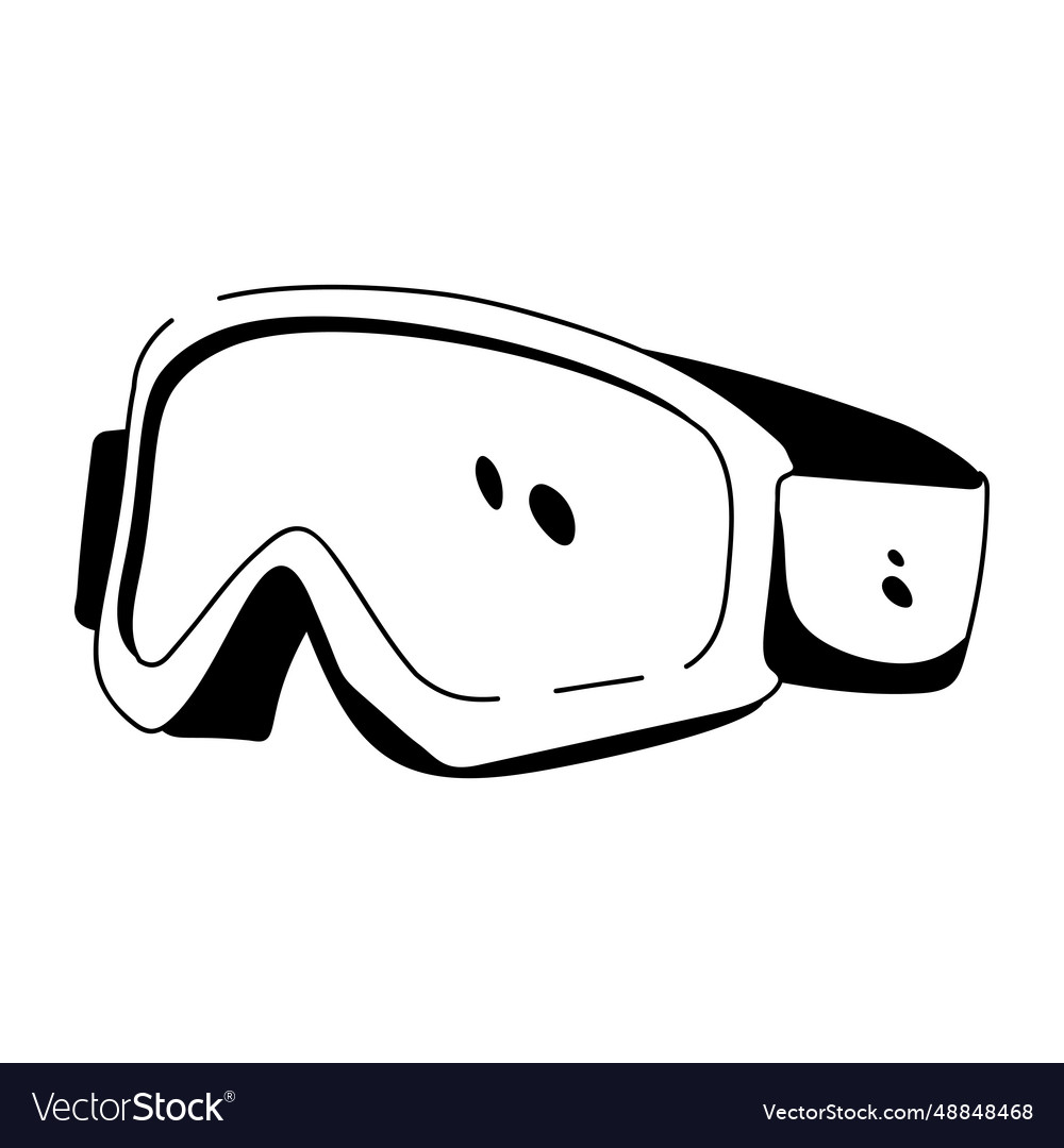 Ski goggles Royalty Free Vector Image - VectorStock