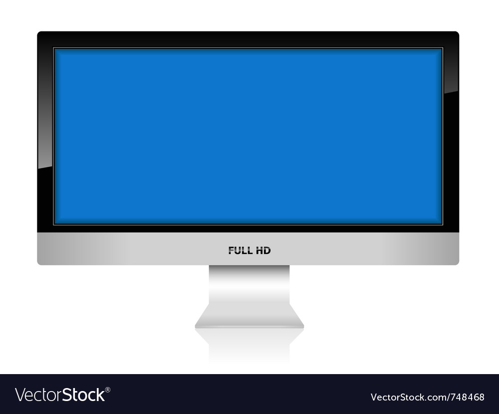 Tv screen Royalty Free Vector Image - VectorStock