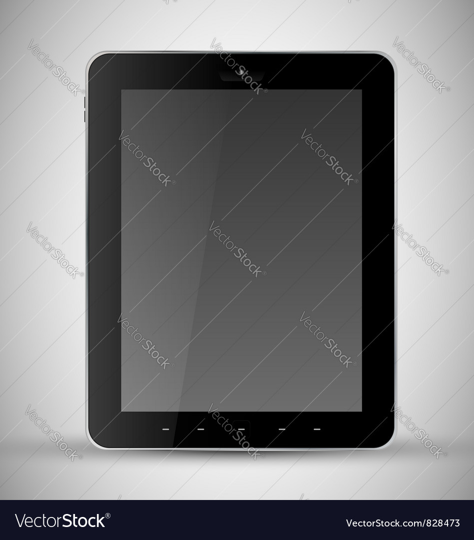 Smart pad Royalty Free Vector Image - VectorStock