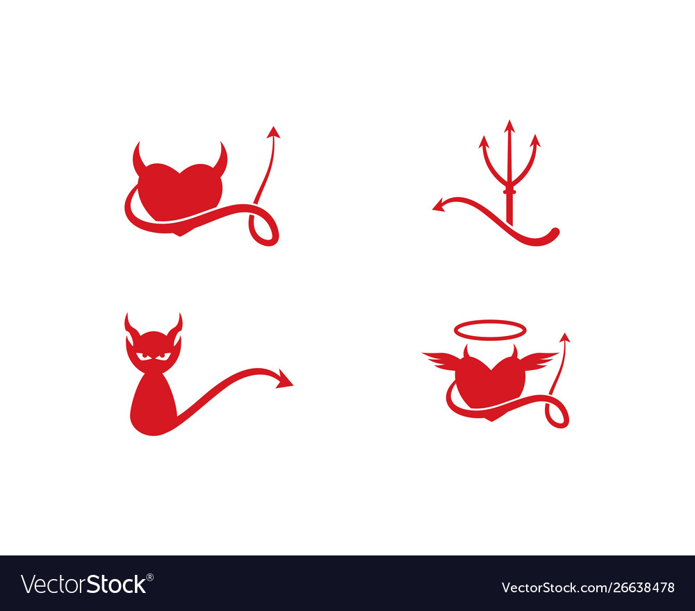 Devil logo Royalty Free Vector Image - VectorStock