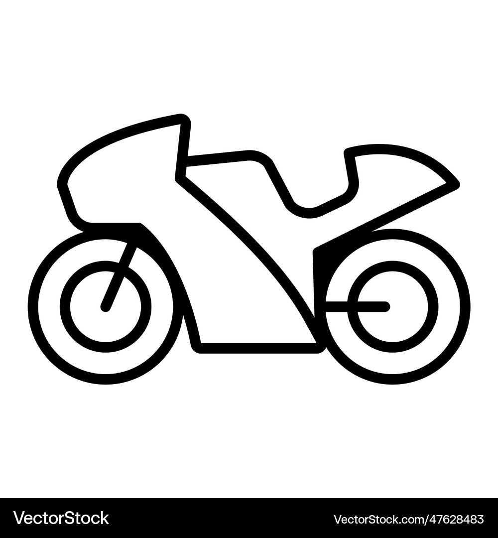 Toy bike icon Royalty Free Vector Image - VectorStock