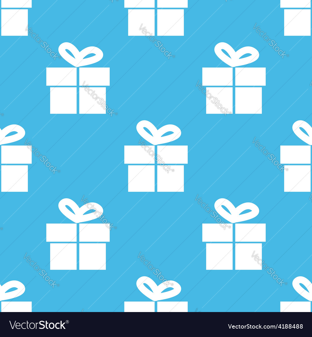 Gift seamless pattern Royalty Free Vector Image