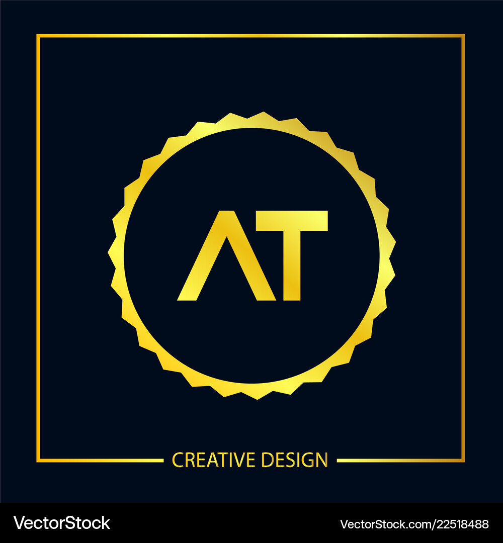 Initial letter at logo template design Royalty Free Vector