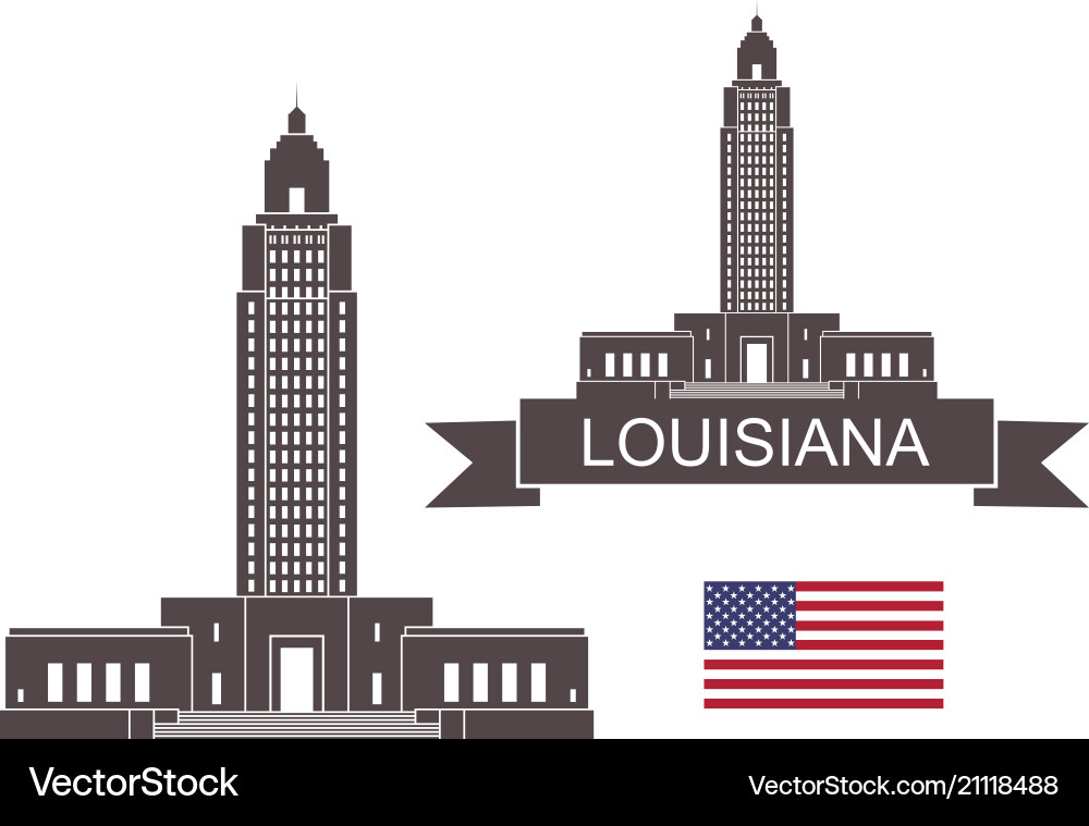 Louisiana Royalty Free Vector Image - VectorStock