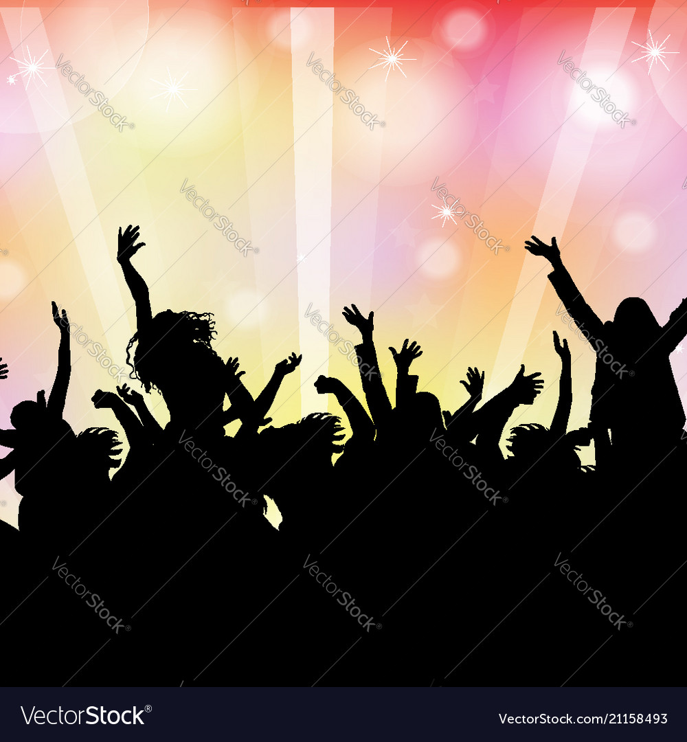 Dancing background Royalty Free Vector Image - VectorStock